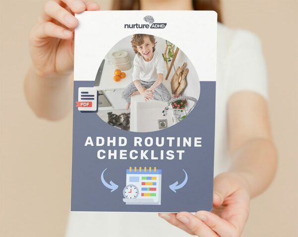 FREE ADHD Routine Checklist - Nurture ADHD
